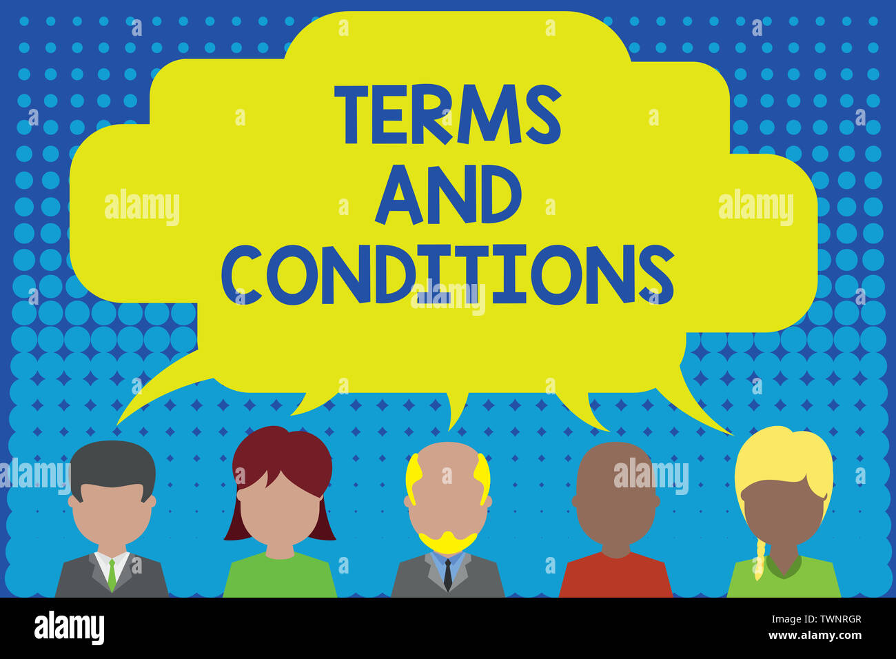 Conceptual hand writing showing Terms And Conditions. Concept meaning ...