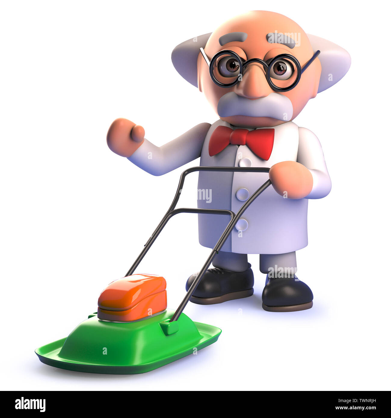 Mower character hi-res stock photography and images - Alamy