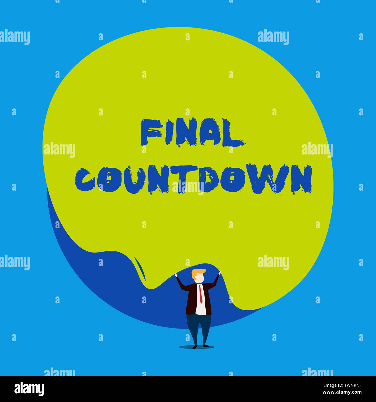 Conceptual hand writing showing Final Countdown. Concept meaning Last ...