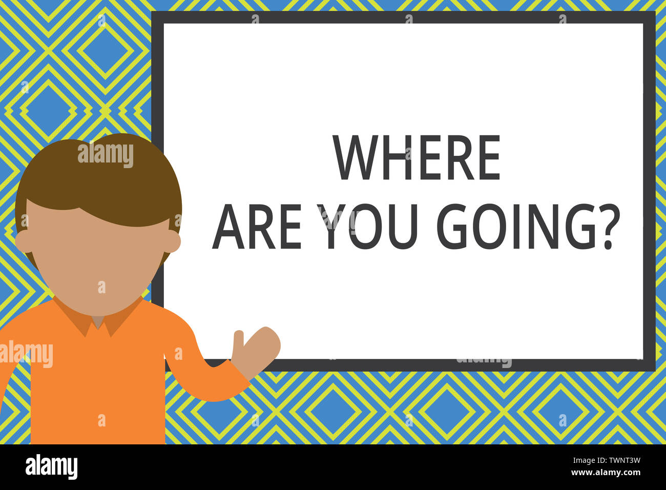 Conceptual hand writing showing Where Are You Goingquestion. Concept ...