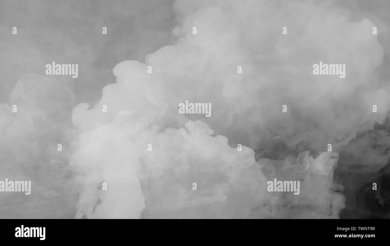 Abstract fog or smoke move on black color background. Smoke on a black ...