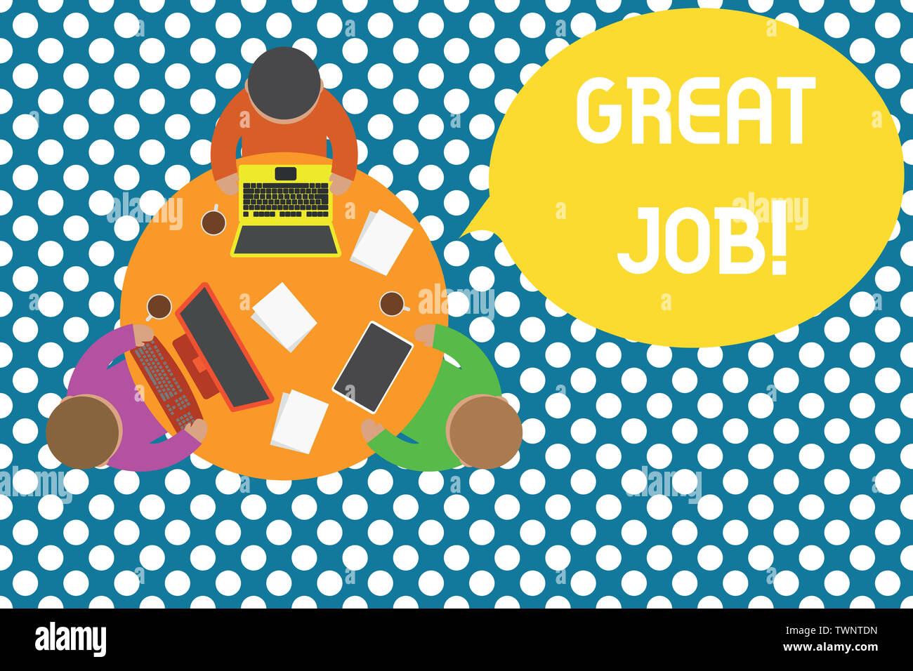 Well done good job excellent Cut Out Stock Images & Pictures - Alamy