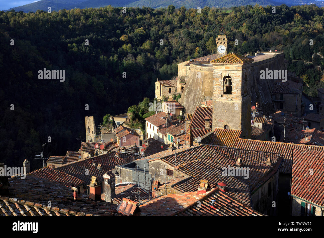 medieval italian town Stock Photo - Alamy