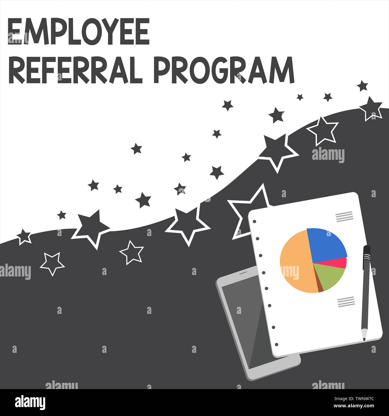Text sign showing Employee Referral Program. Business photo showcasing ...
