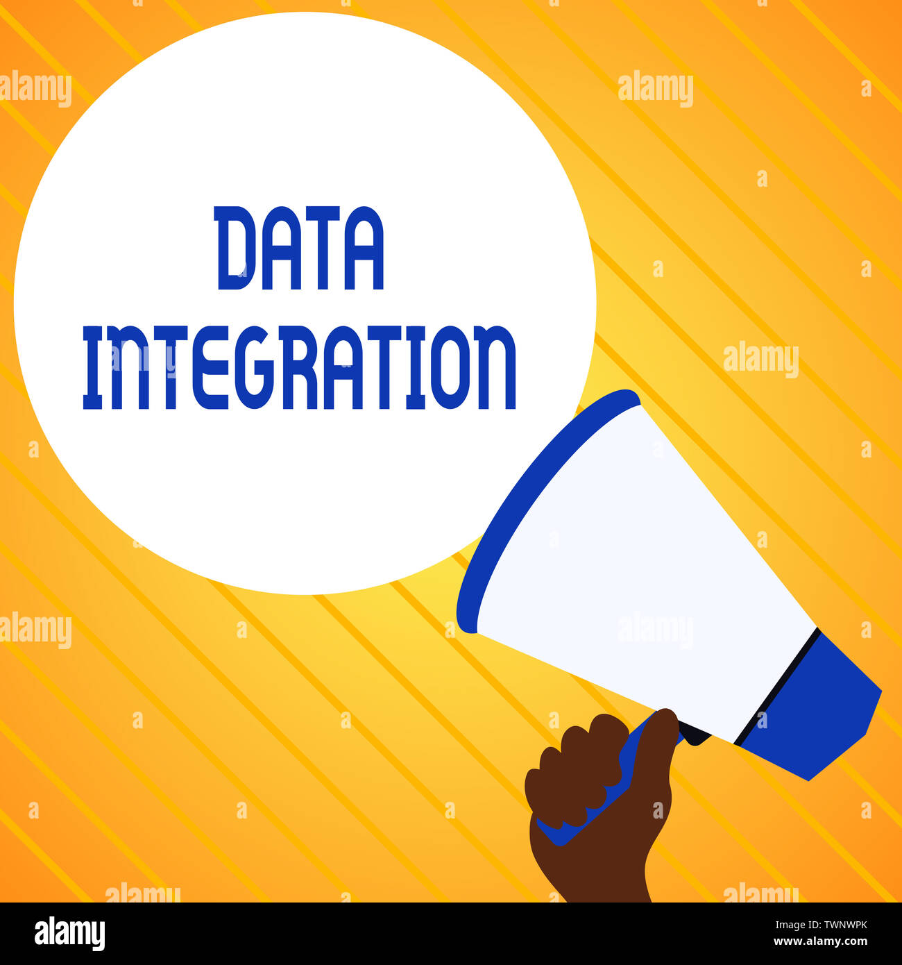 Text Sign Showing Data Integration Business Photo Text Combination Of