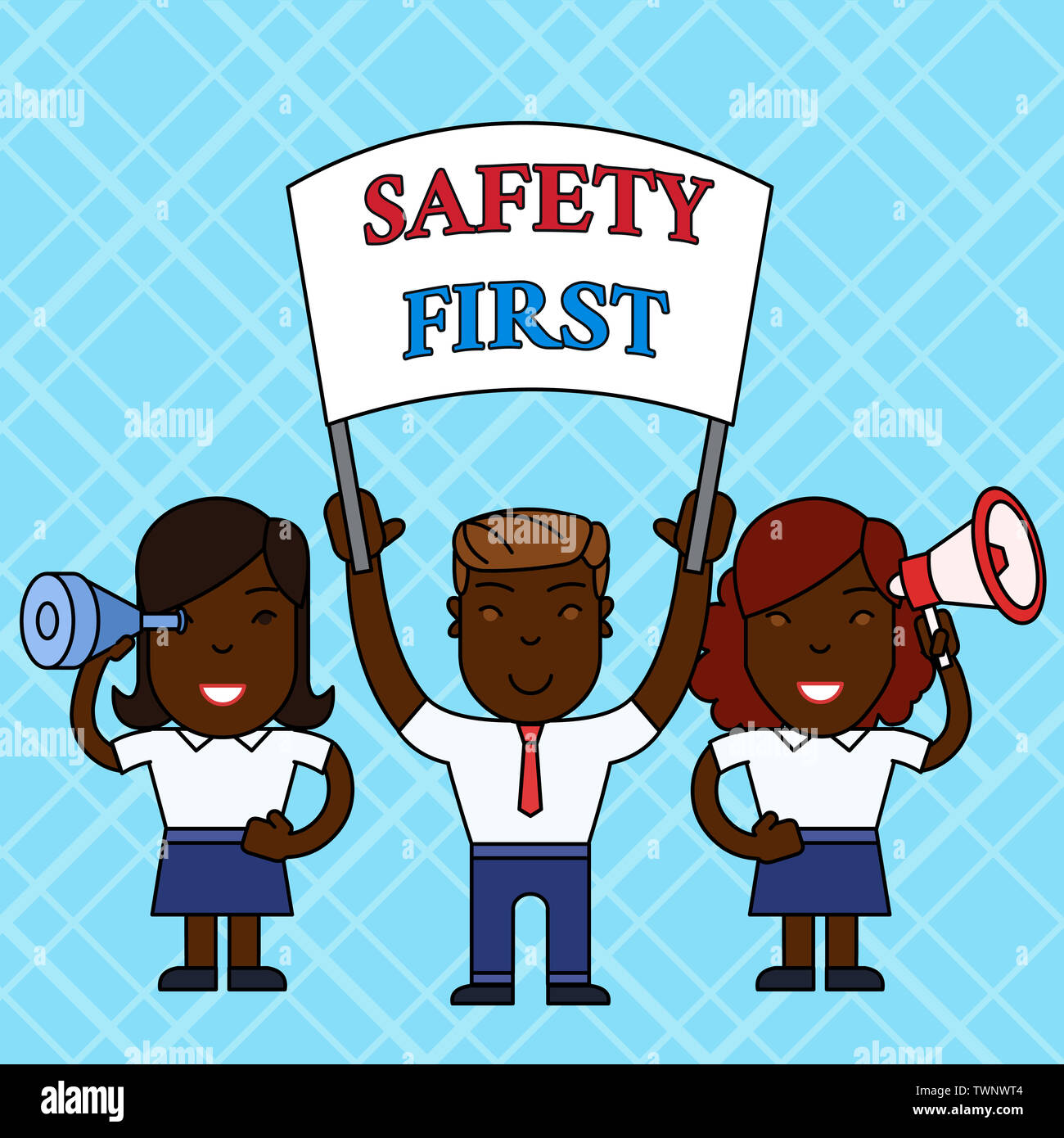 Sign workplace safety blank hi-res stock photography and images - Alamy
