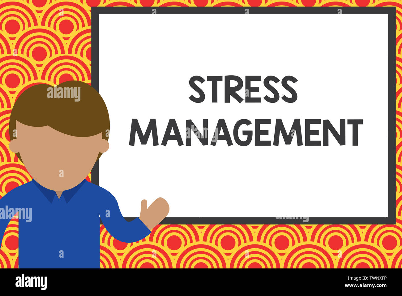 Handwriting text writing Stress Management. Conceptual photo method of ...