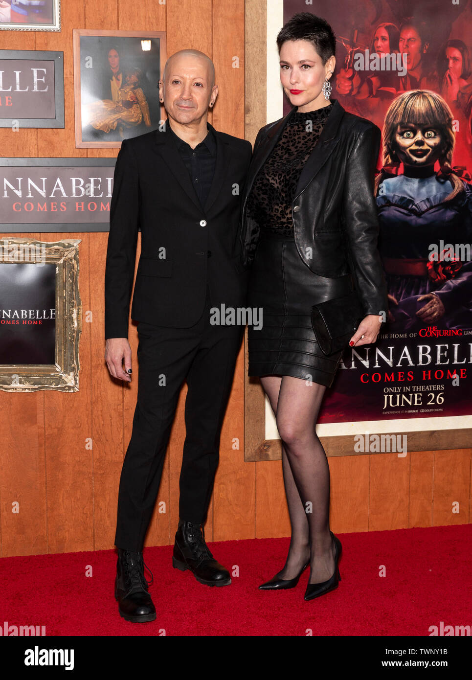Westwood, CA - June 20, 2019: Joseph Bishara and Snow Mercy attend the ...