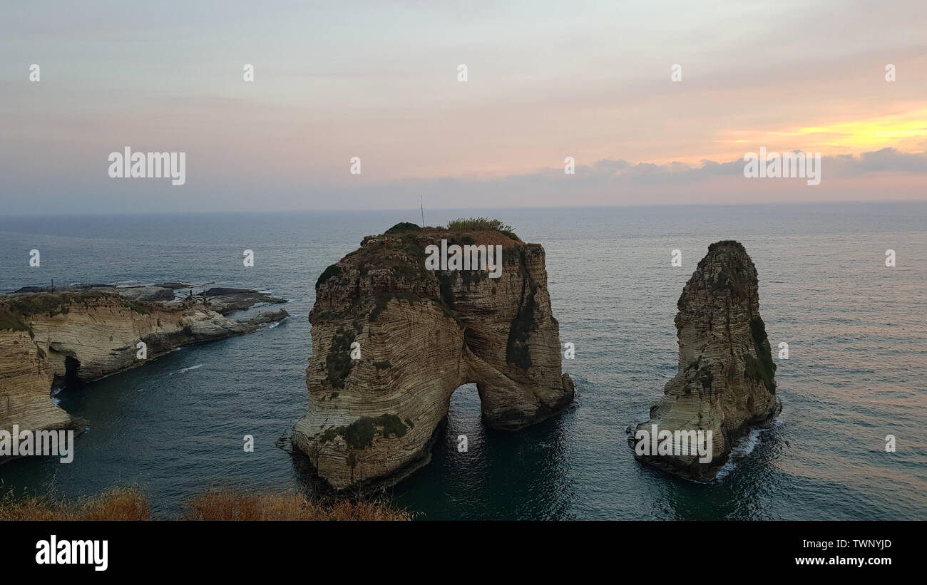Beirut corniche sunset hi-res stock photography and images - Alamy