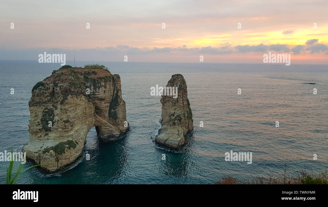Beirut corniche sunset hi-res stock photography and images - Alamy