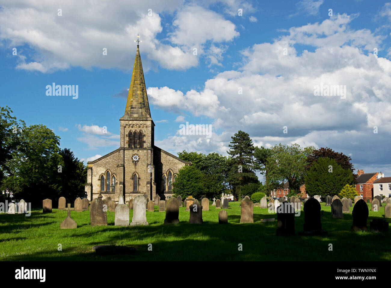 St James church, in the village of Rawcliffe, East Yorkshire, England ...