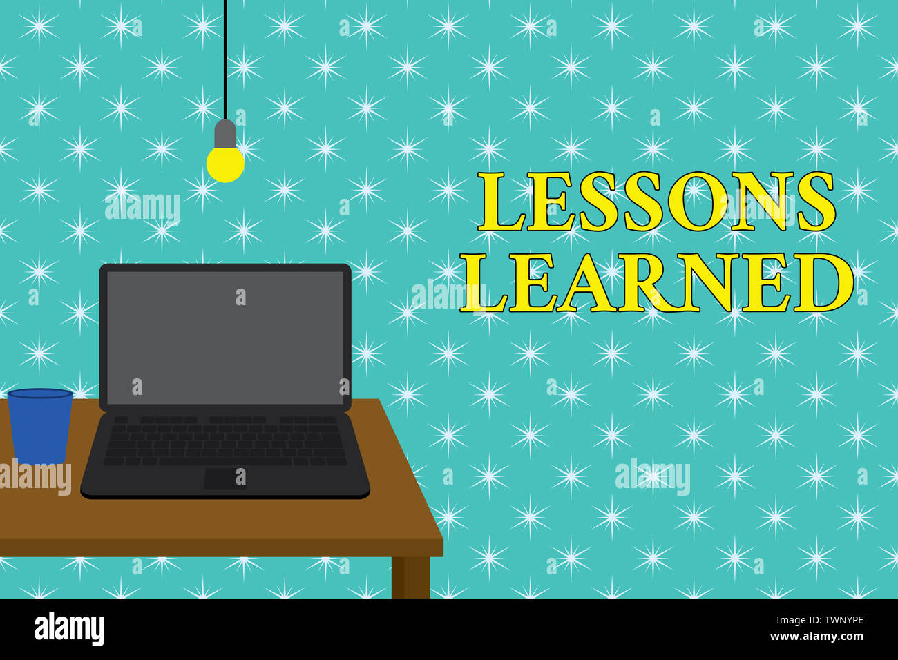 Handwriting text writing Lessons Learned. Conceptual photo the knowledge or understanding gained ...