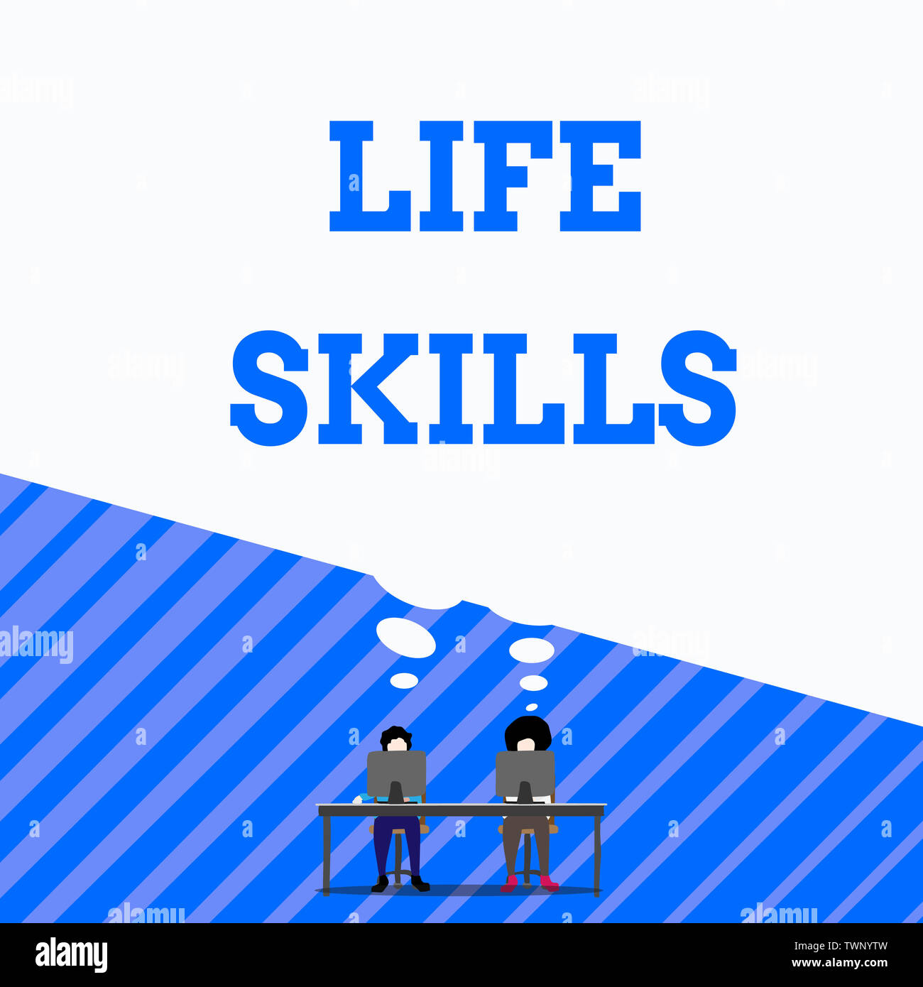 Writing note showing Life Skills. Business concept for skill that is ...