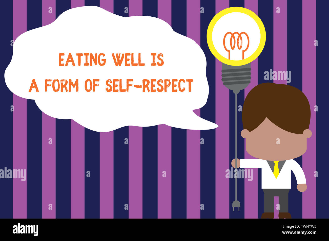Text sign showing Eating Well Is A Form Of Self Respect. Business photo ...