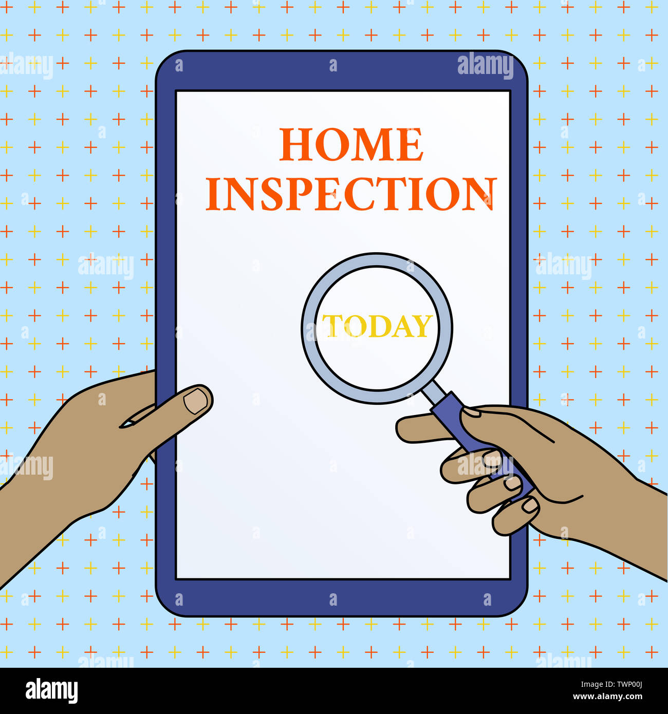 Text sign showing Home Inspection. Business photo showcasing ...