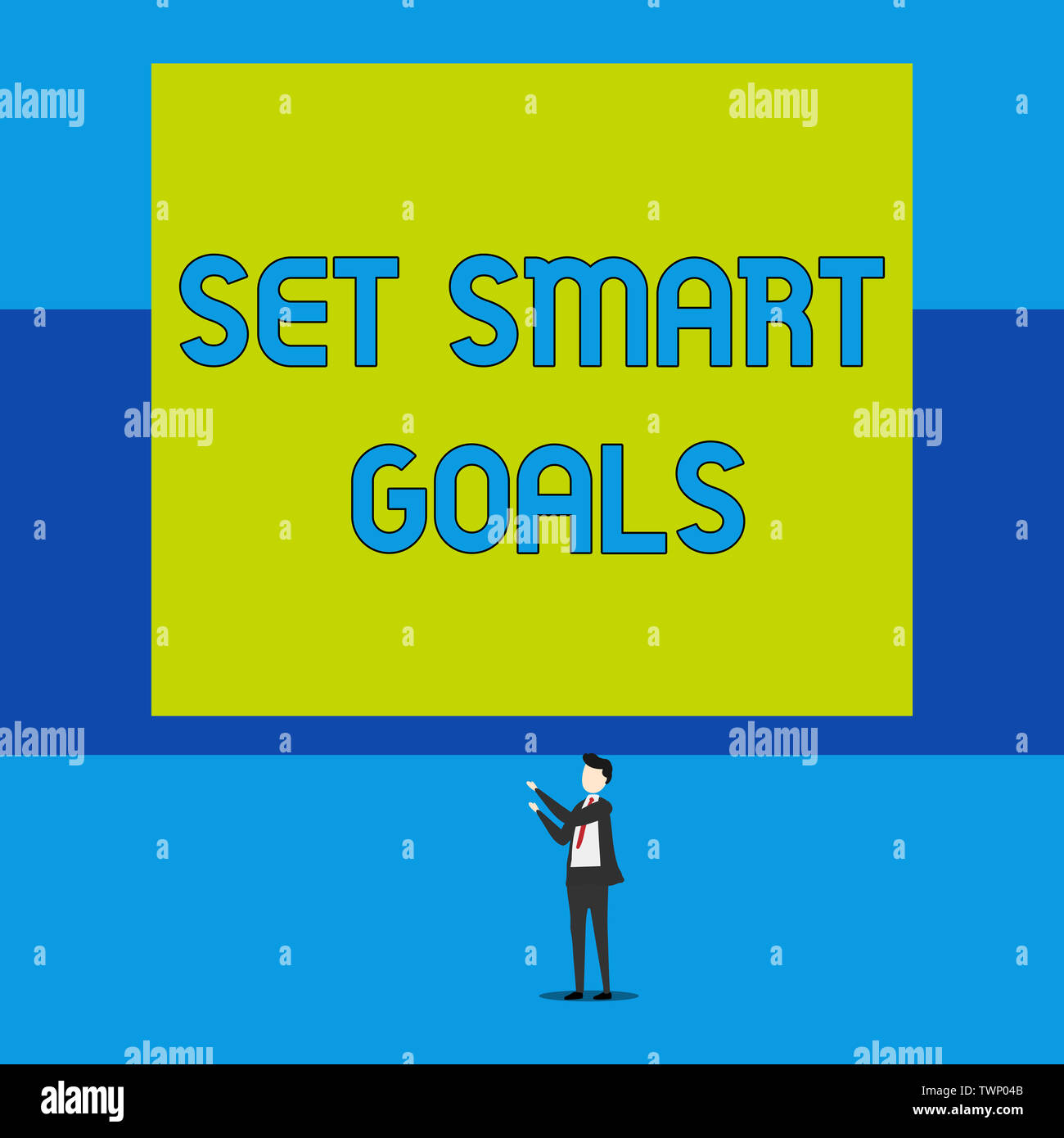 Word writing text Set Smart Goals. Business photo showcasing giving ...