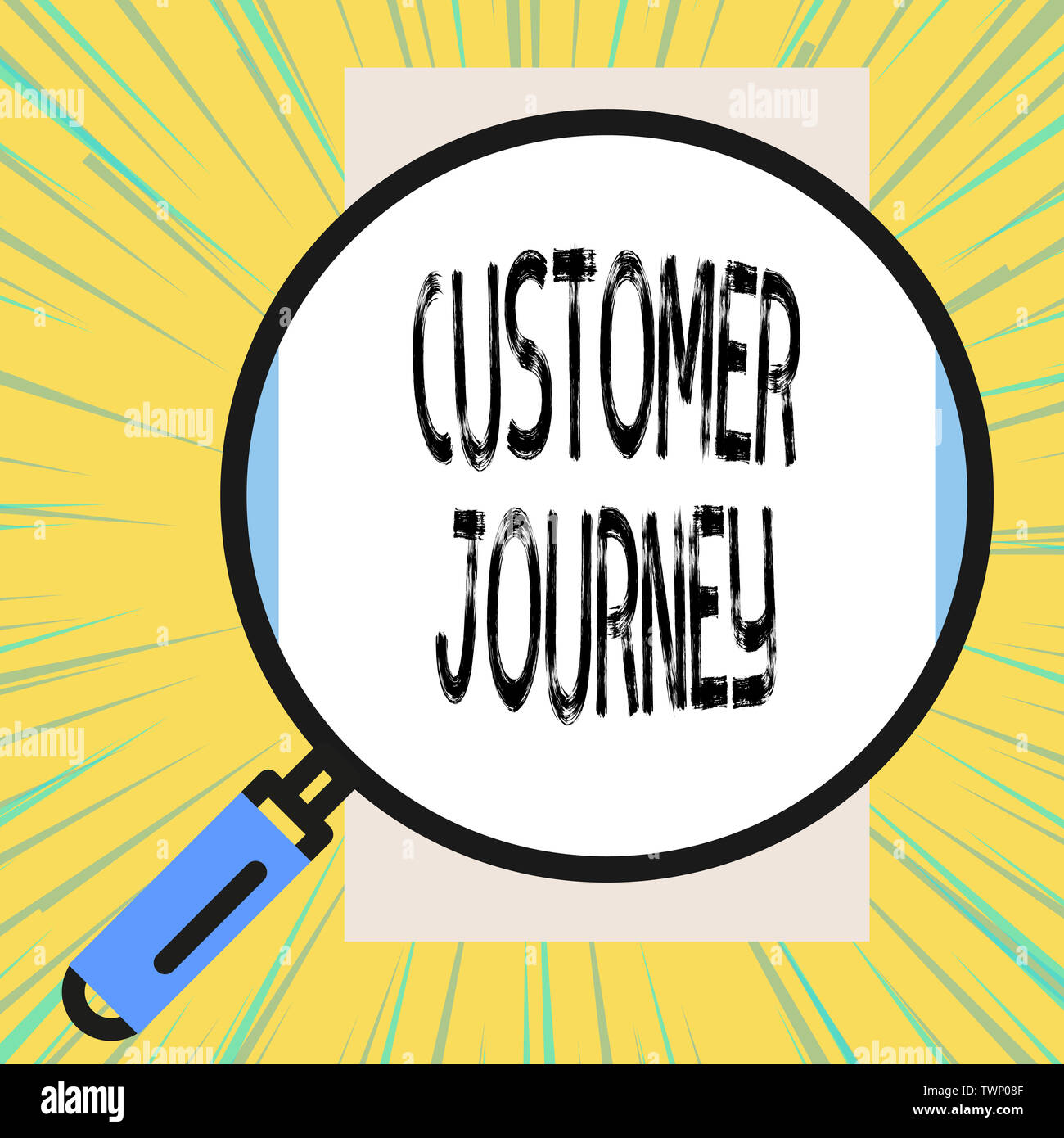 Writing note showing Customer Journey. Business concept for product of ...