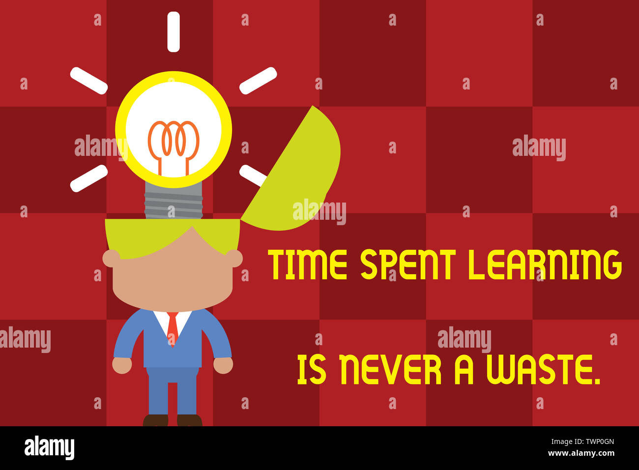 Conceptual hand writing showing Time Spent Learning Is Never A Waste ...