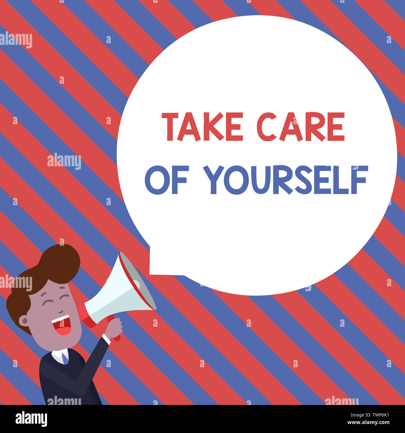 Word writing text Take Care Of Yourself. Business photo showcasing a ...