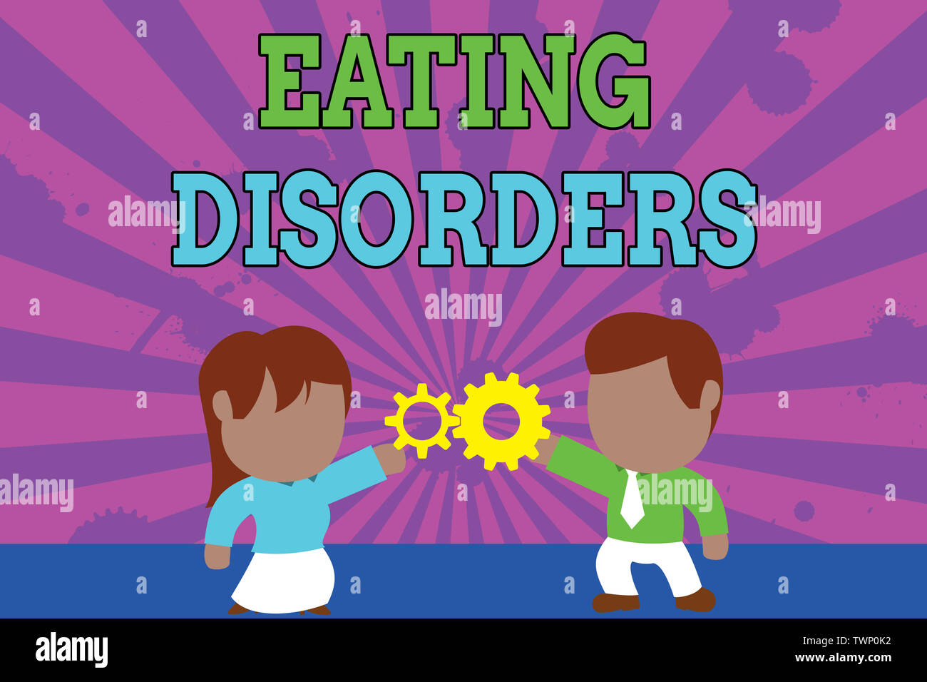 Conceptual hand writing showing Eating Disorders. Concept meaning any ...