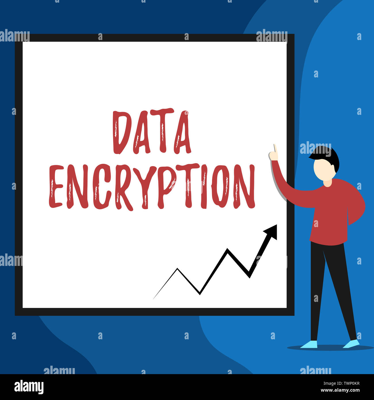 Word writing text Data Encryption. Business photo showcasing Symmetrickey algorithm for the ...