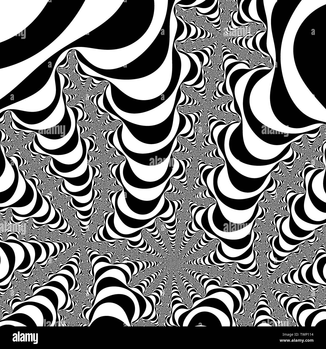 An image created using computer graphics, a picture of a mathematical ...