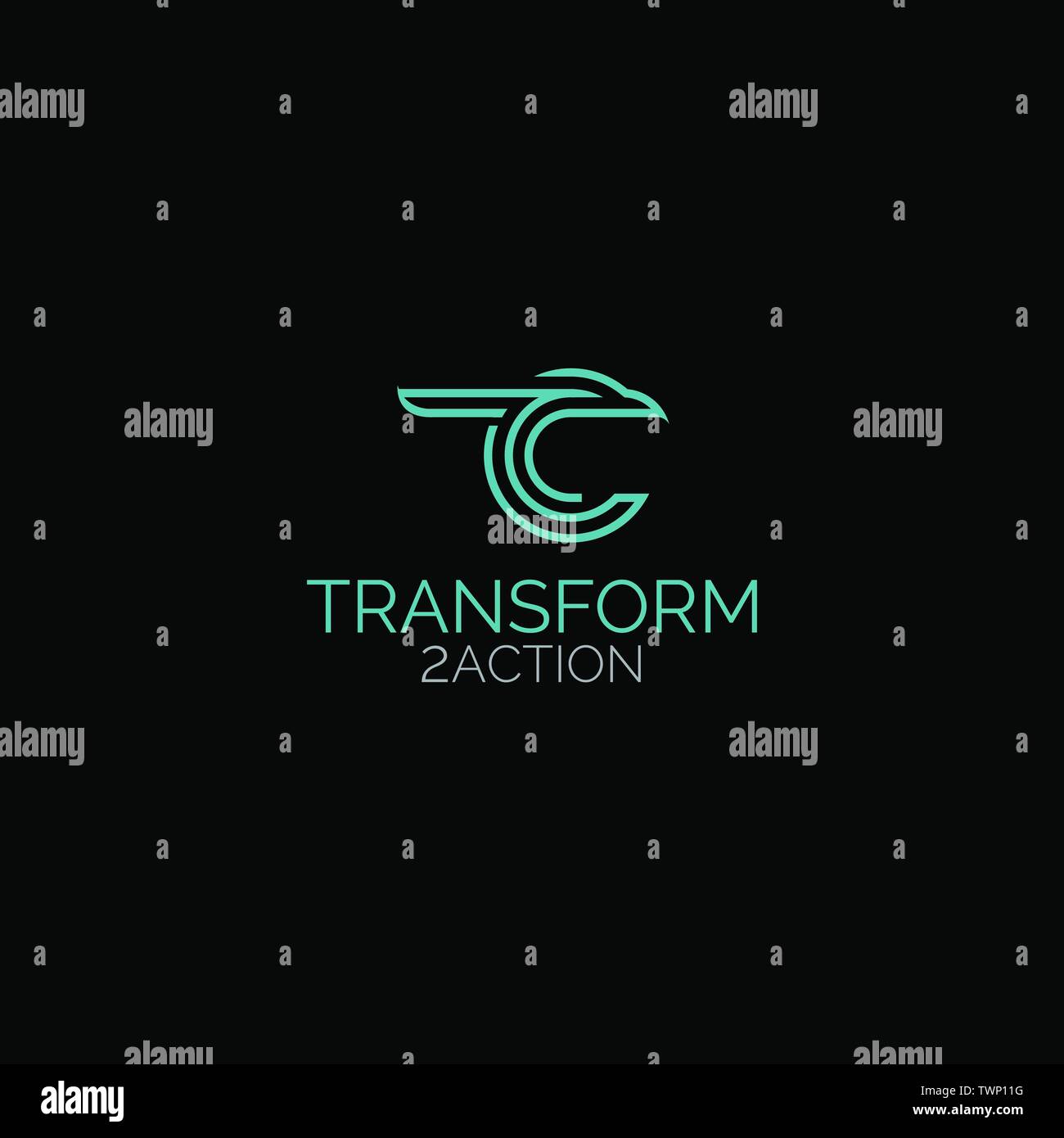 Letter t logo hi-res stock photography and images - Alamy
