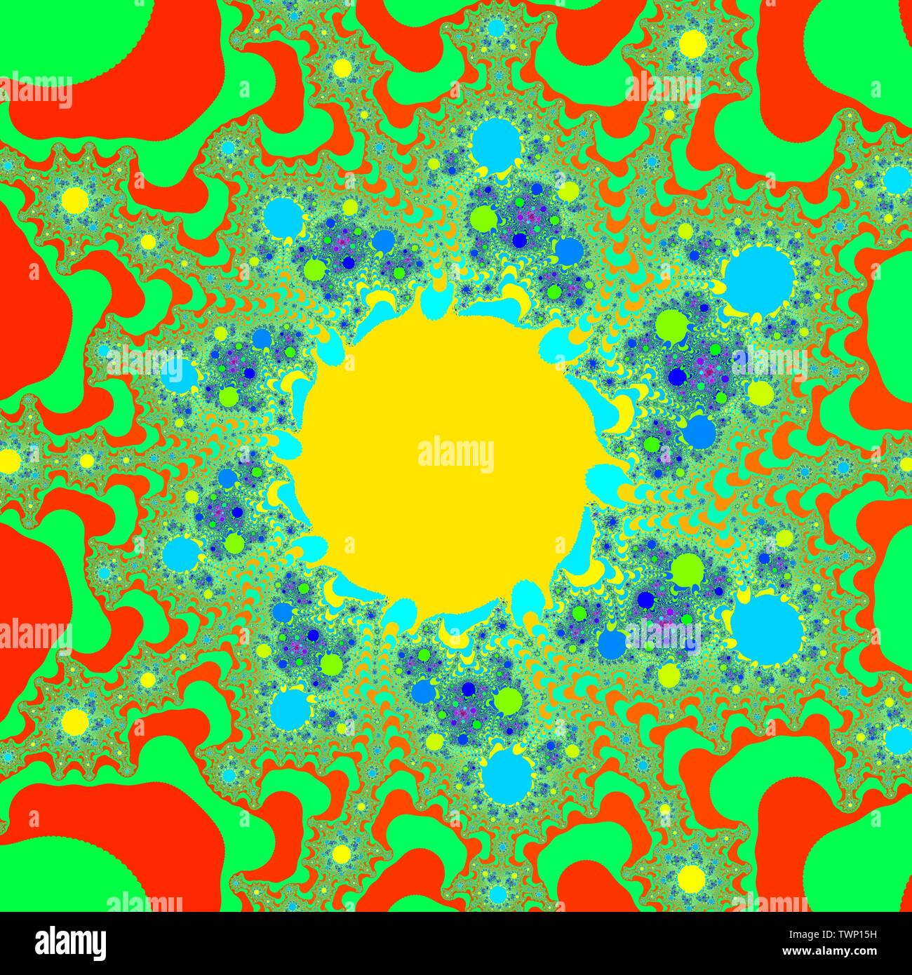 An image created using computer graphics, a picture of a mathematical ...