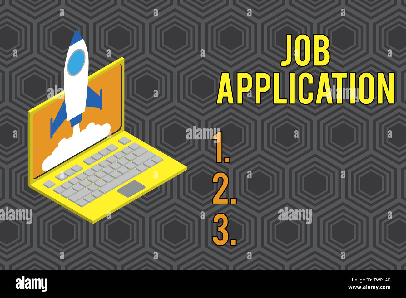 Conceptual hand writing showing Job Application. Concept meaning The ...