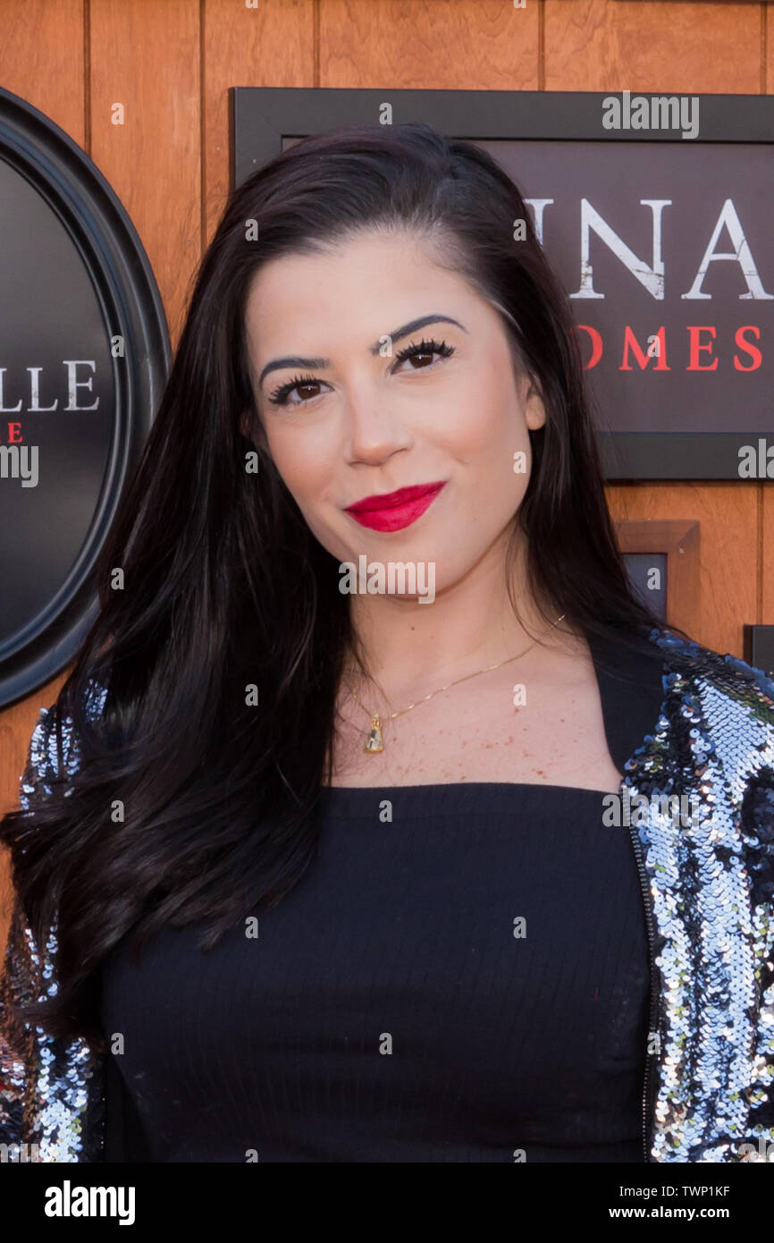 WESTWOOD, LOS ANGELES, CALIFORNIA, USA - JUNE 20: Vitoria Xavier ...
