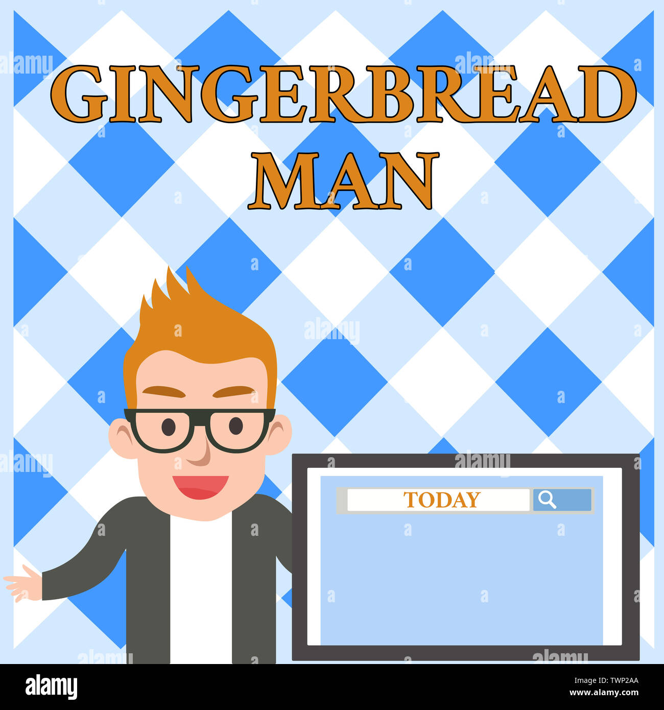 Conceptual hand writing showing Gingerbread Man. Concept meaning cookie ...