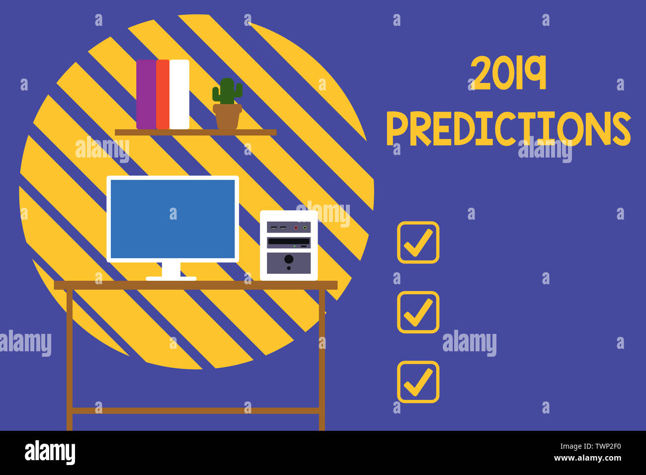 Text sign showing 2019 Predictions. Business photo text statement about what you think will ...