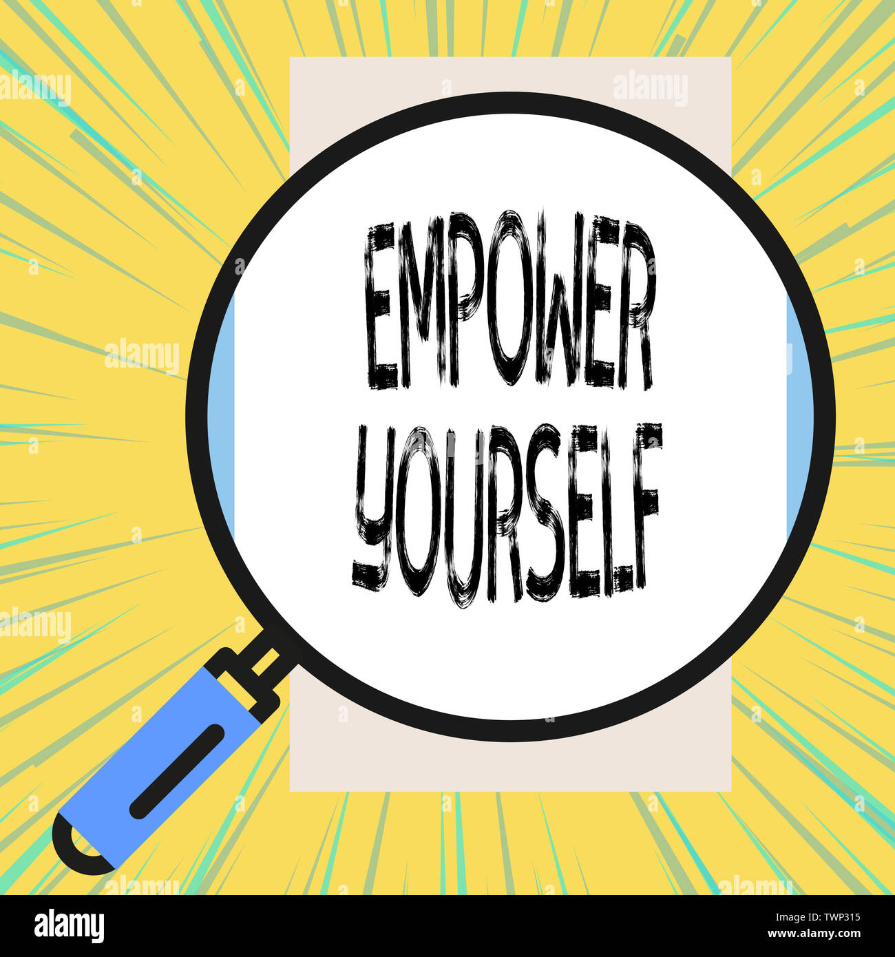 Writing note showing Empower Yourself. Business concept for taking ...