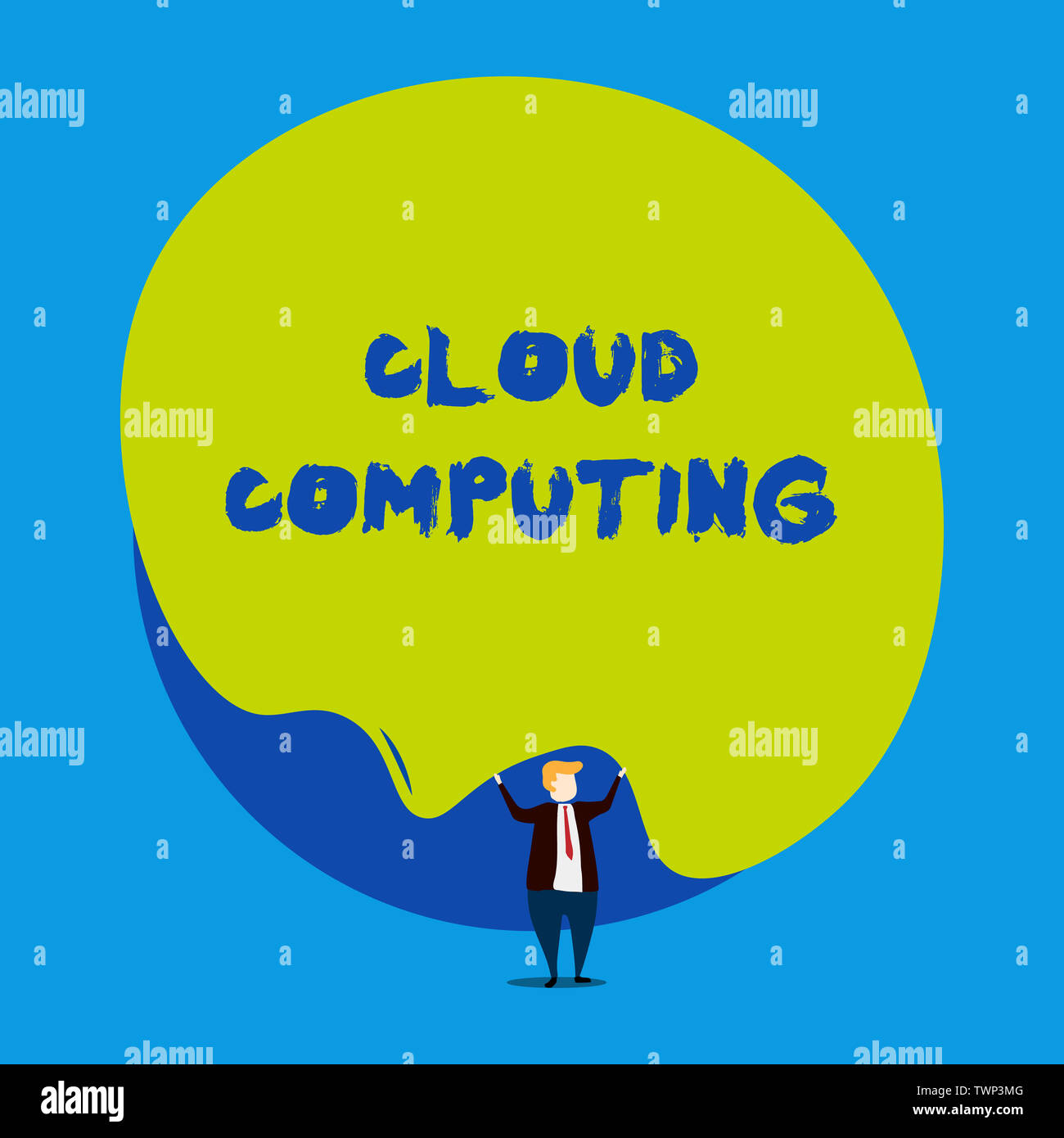Conceptual Hand Writing Showing Cloud Computing Concept Meaning Use A Network Of Remote Servers