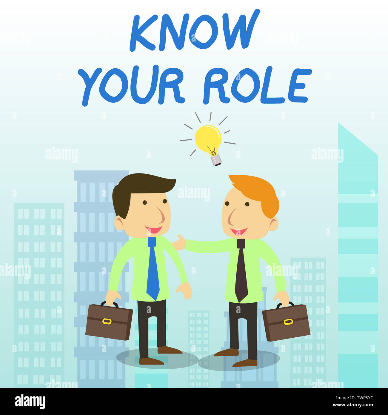 Word writing text Know Your Role. Business photo showcasing end acting ...