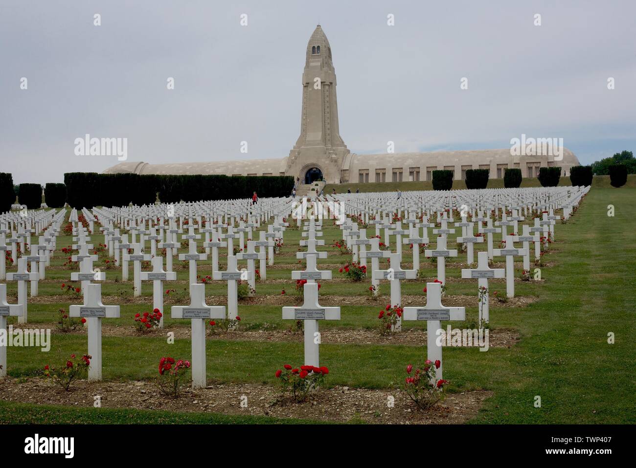 Douaumont Ossuary and Cemetery Verdun France Stock Photo - Alamy