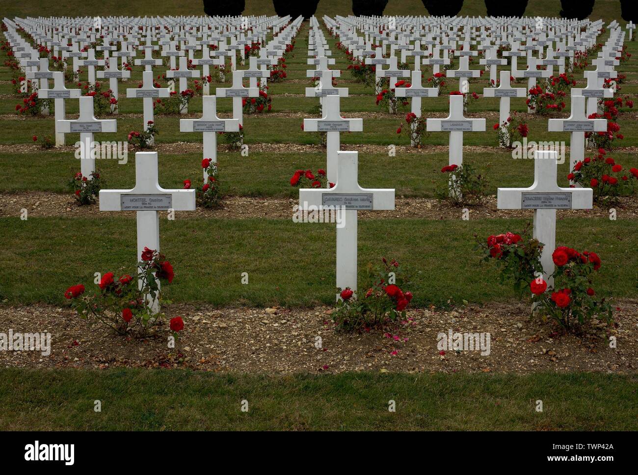 Douaumont Cemetery Verdun France Stock Photo - Alamy