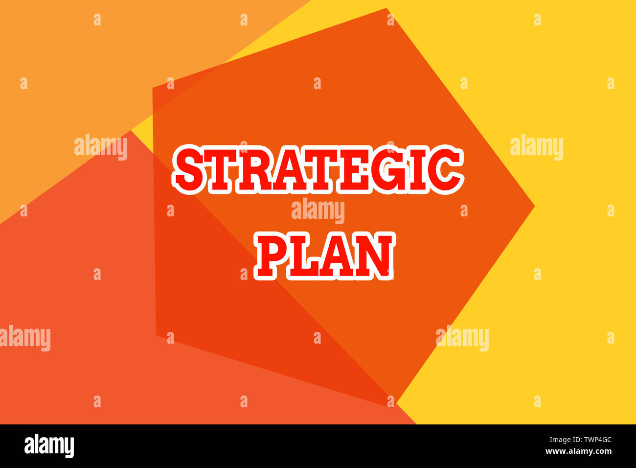 Conceptual hand writing showing Strategic Plan. Concept meaning a ...