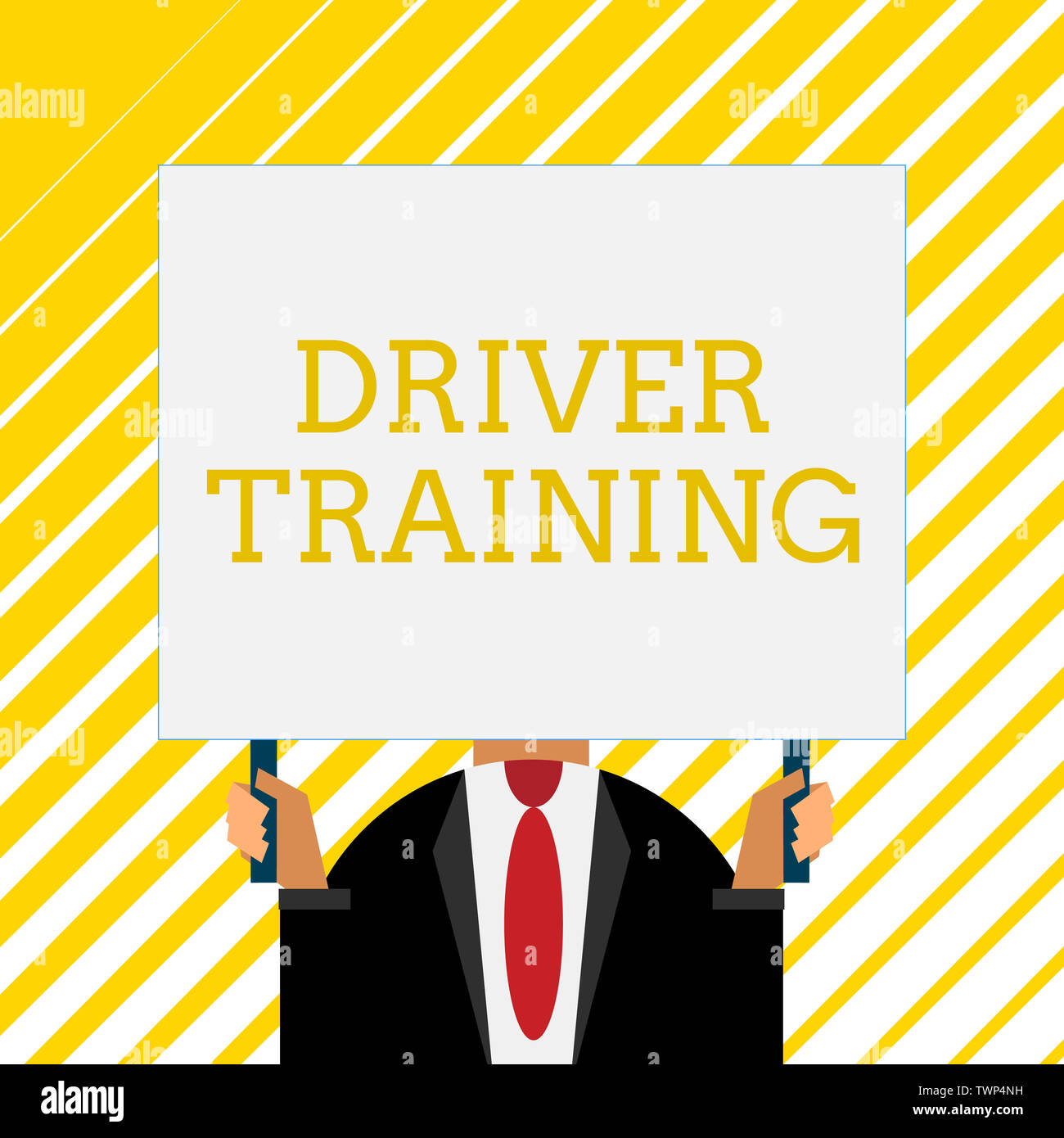 Handwriting text writing Driver Training. Conceptual photo prepares a ...