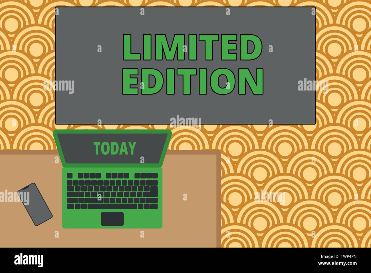 Writing note showing Limited Edition. Business concept for Work of ...