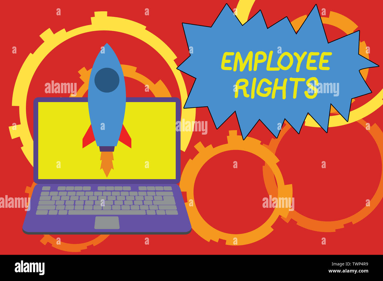 Conceptual hand writing showing Employee Rights. Concept meaning All ...