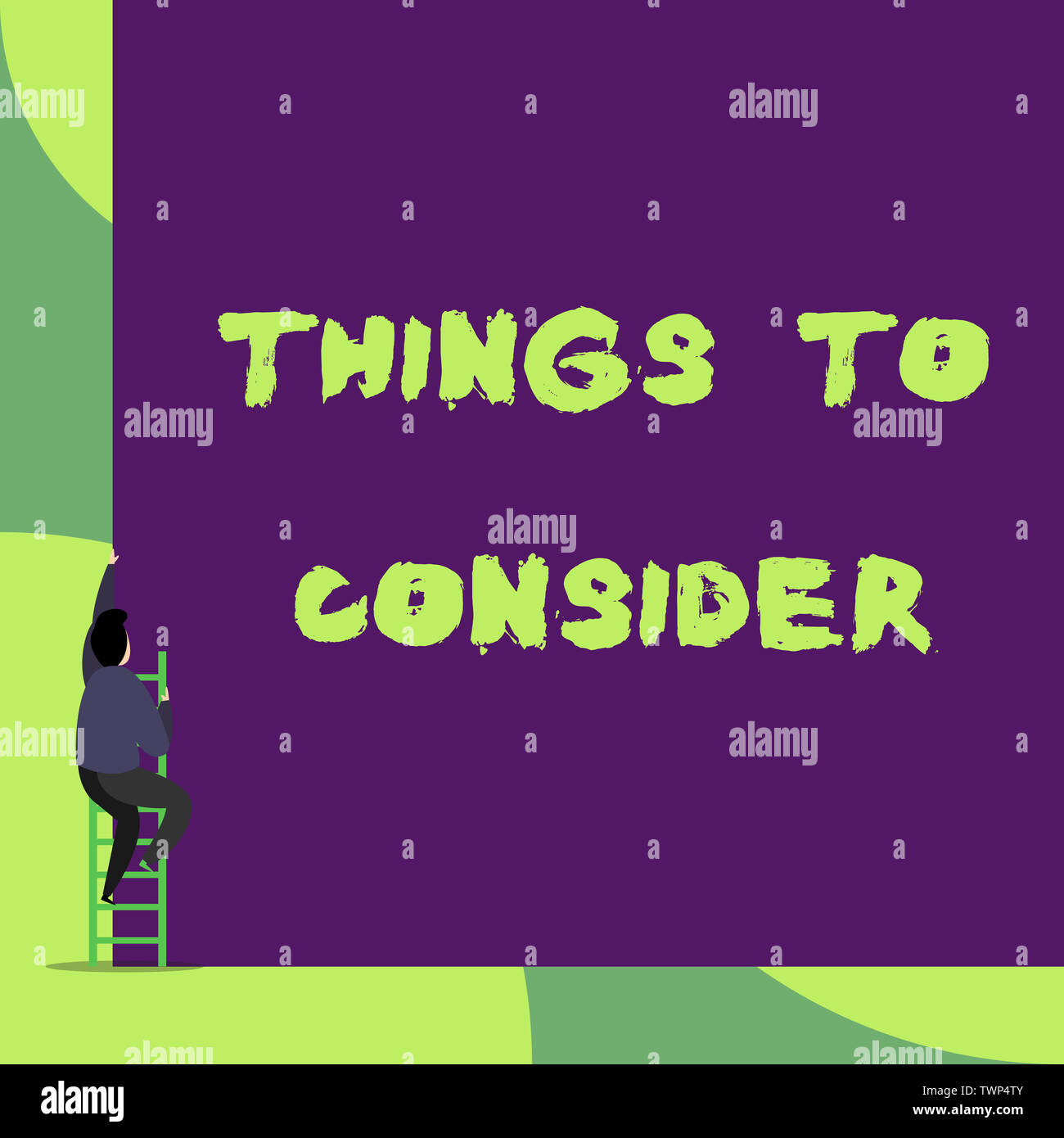 Text sign showing Things To Consider. Business photo showcasing think ...