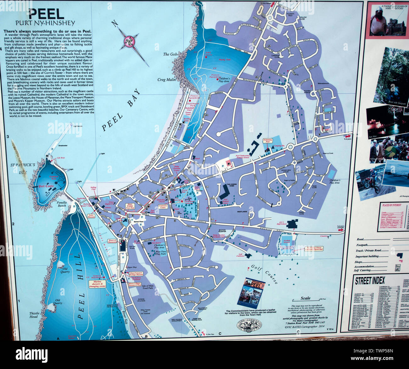 Peel map hi-res stock photography and images - Alamy