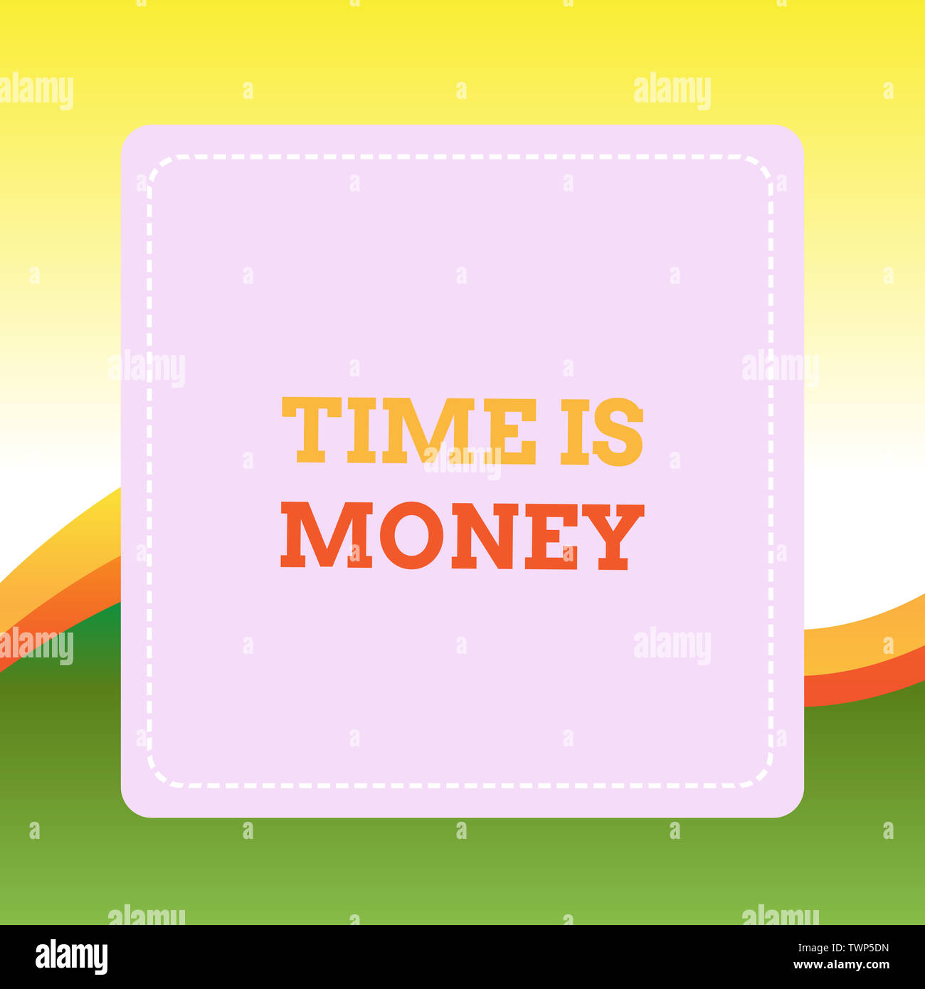 Handwriting text writing Time Is Money. Conceptual photo time is a ...