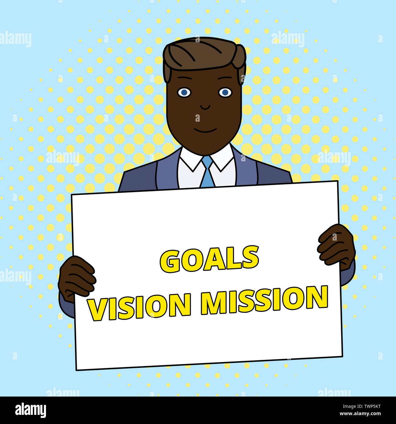 Handwriting text Goals Vision Mission. Conceptual photo practical ...