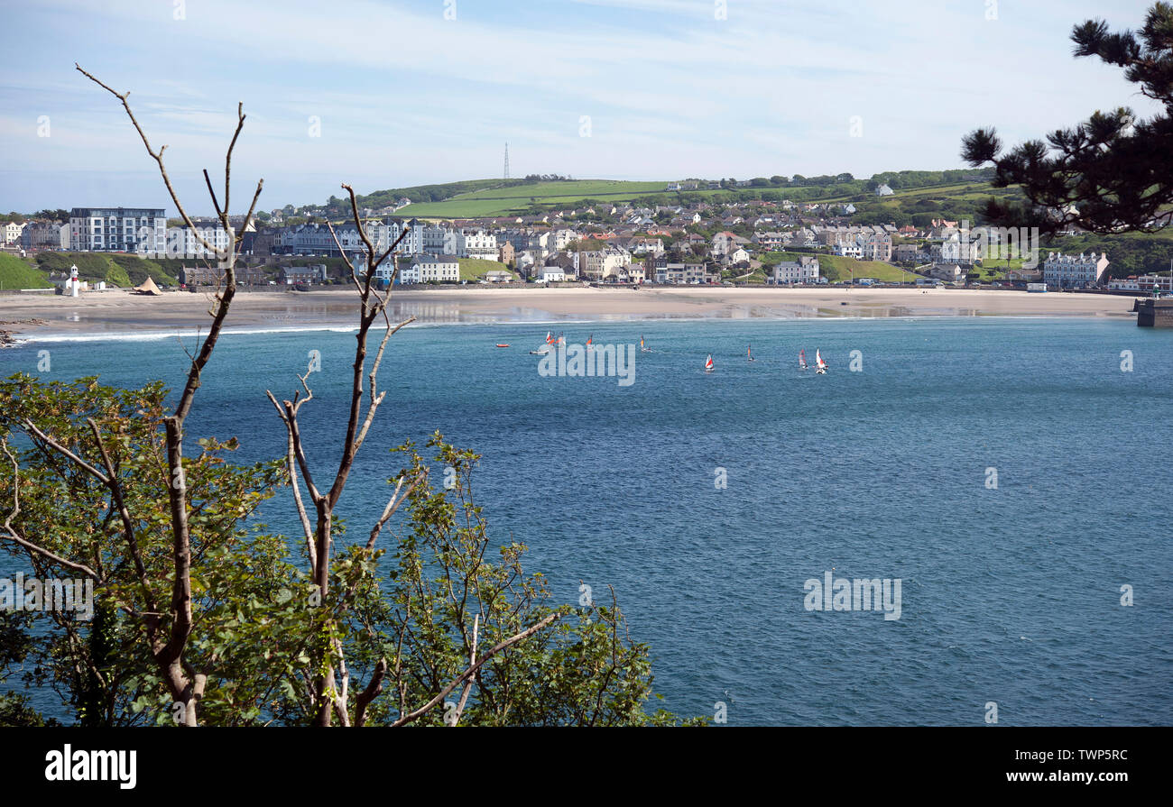 Irish Sea off Port Erin, Isle of Man, British Isles Stock Photo - Alamy