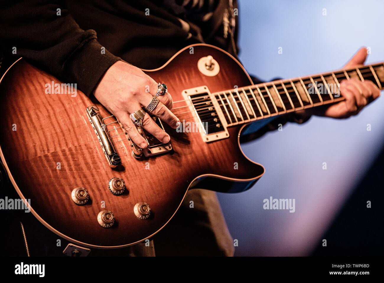 Copenhagen, Denmark - June 21st, 2019. The French doom metal band Fiend ...