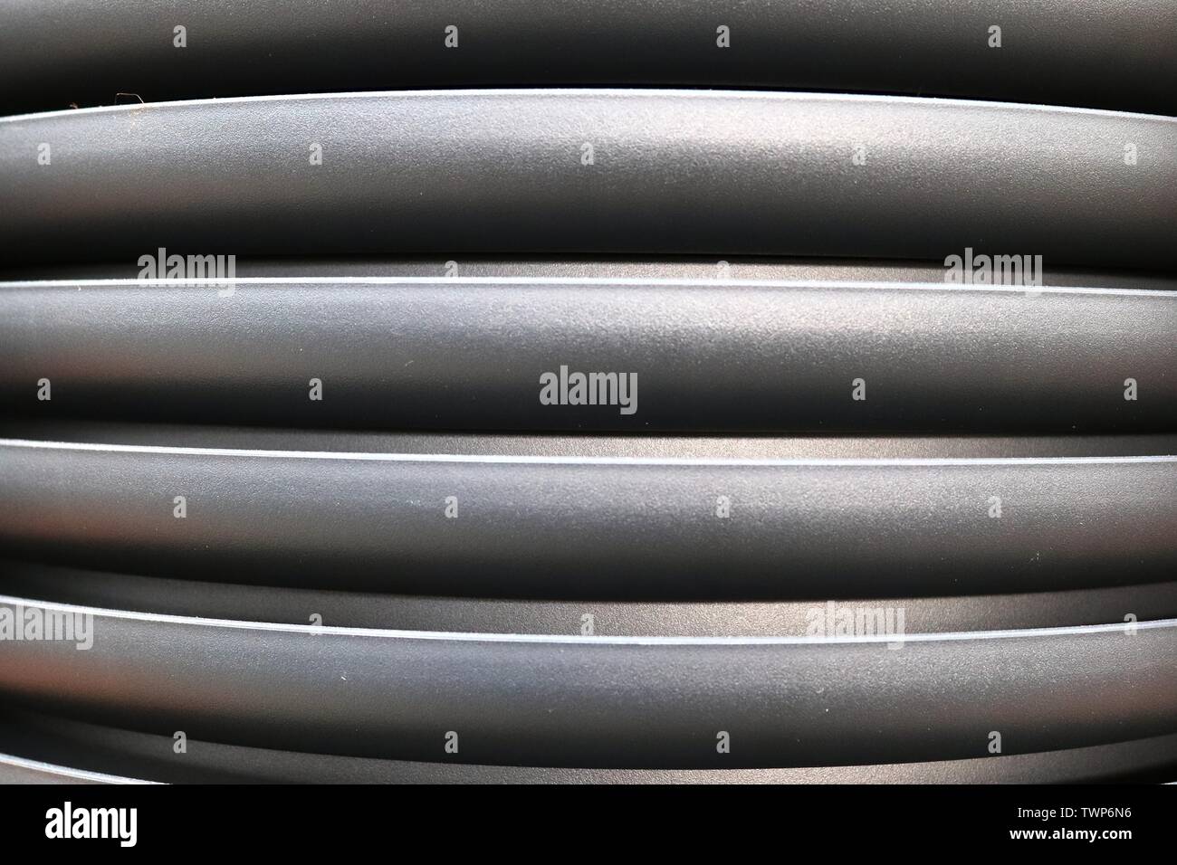 Close up detailed view on plastic foil and plastic surfaces in high ...