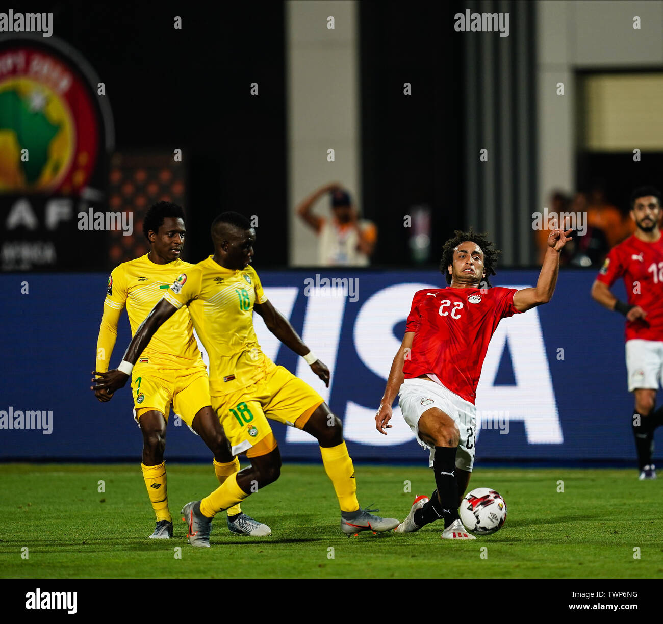 Cairo, Egypt. 21st June, 2019. Amr Medhat Mohsen Warda of Egypt and ...