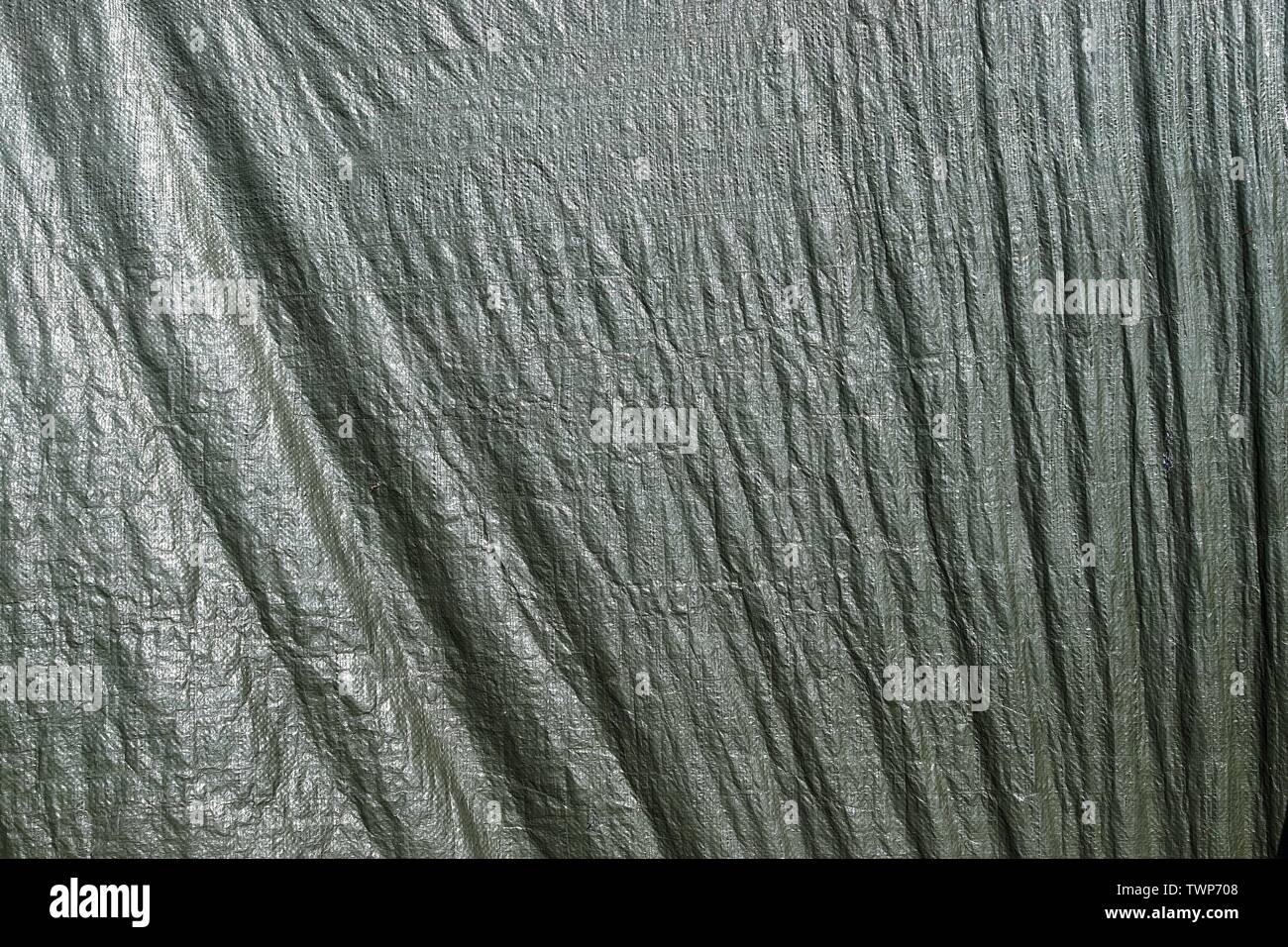 Close up detailed view on plastic foil and plastic surfaces in high ...